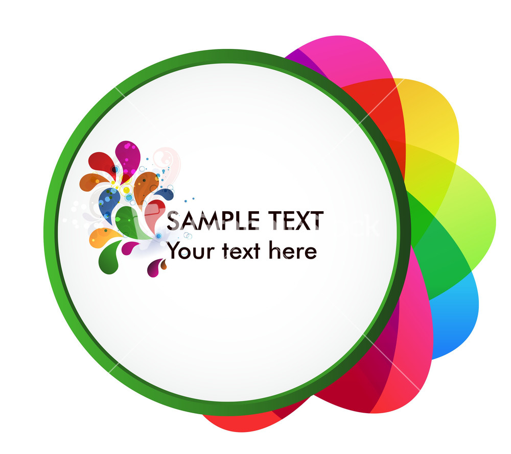 Abstract Colorful Frame Free Vector - Bank2home.com