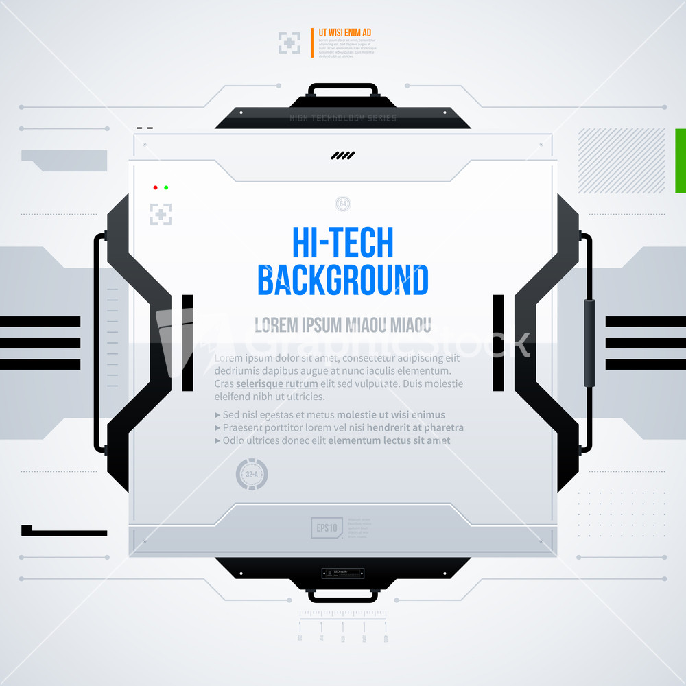 Hi-tech Vector Template. Eps10