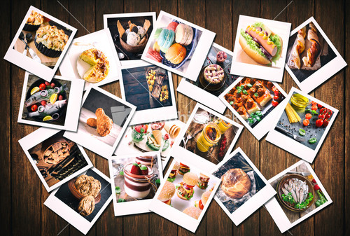 Junk Food Collage Stock Image
