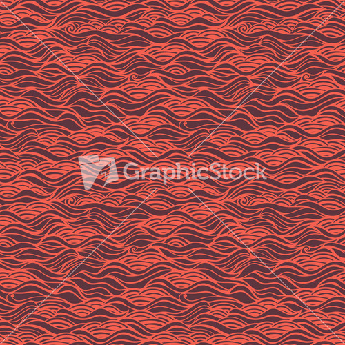 Vector Seamless Abstract Hand Drawn Pattern