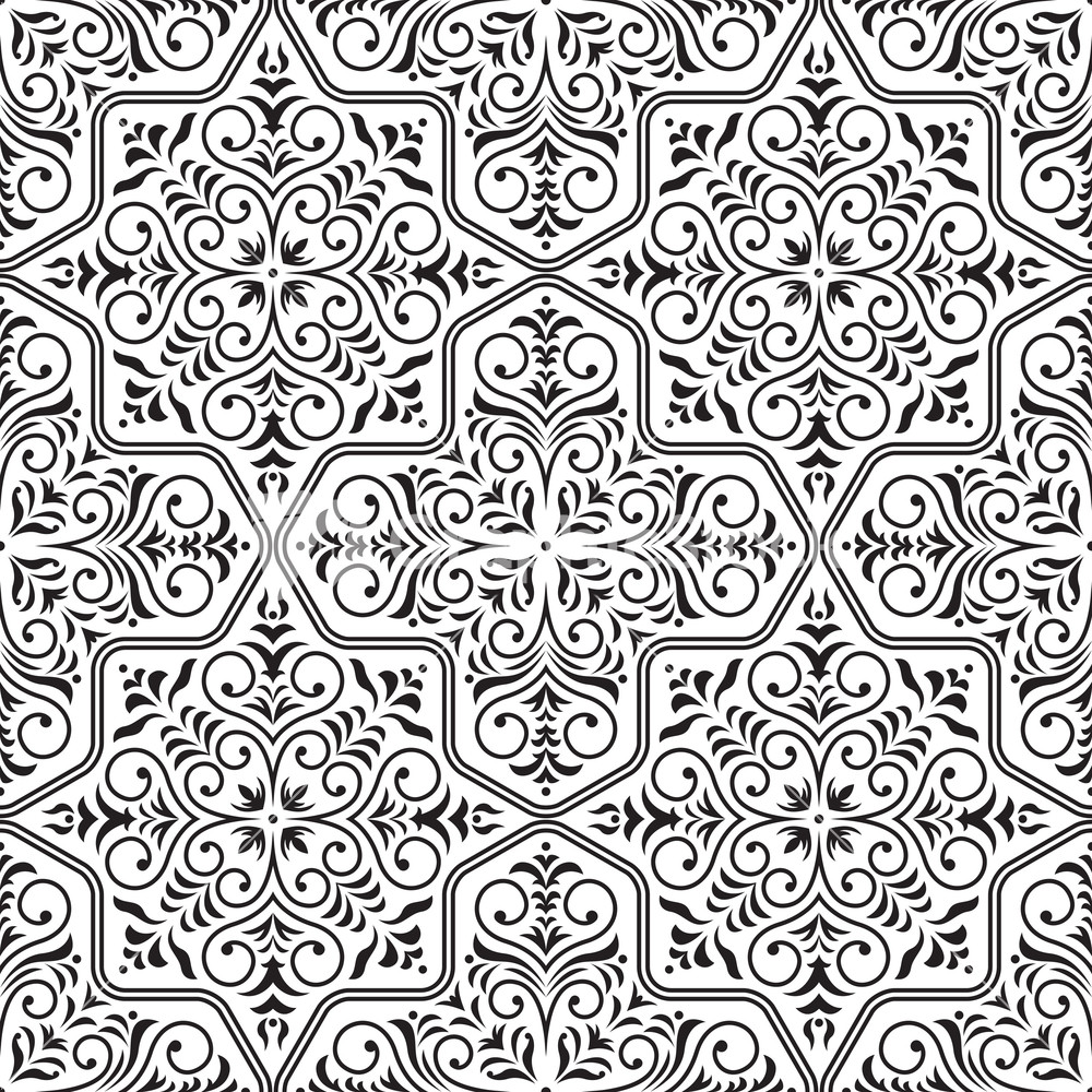 Vector Rococo Pattern