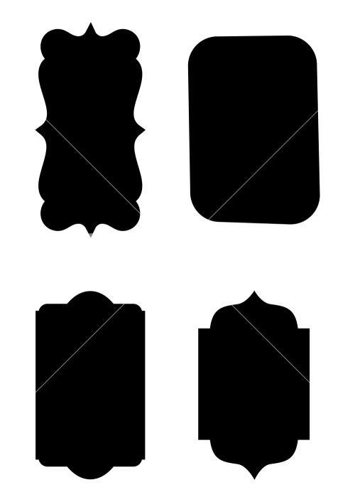 Labels Shapes Vector Designs