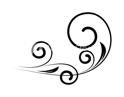 Decorative Floral Silhouette